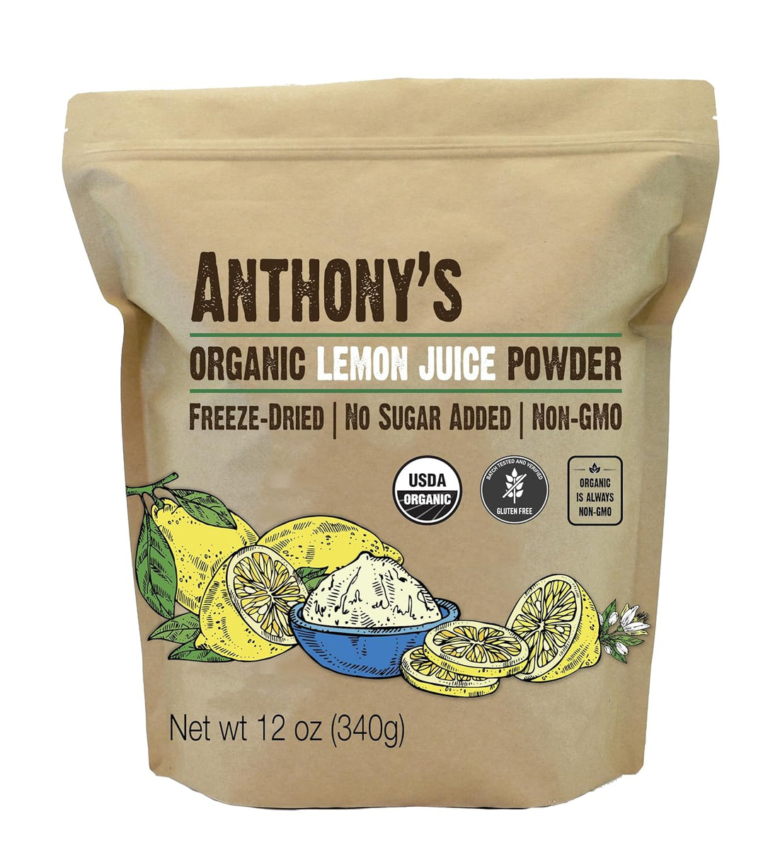 Organic Lemon Juice Powder – Anthonys Goods