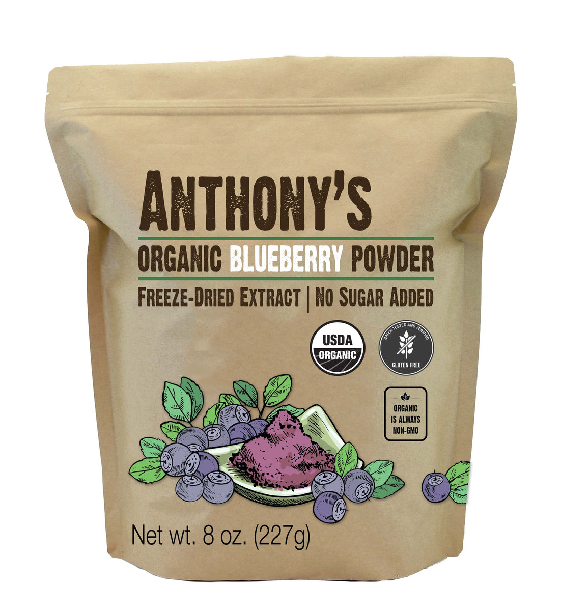 Organic Blueberry Powder – Anthonys Goods