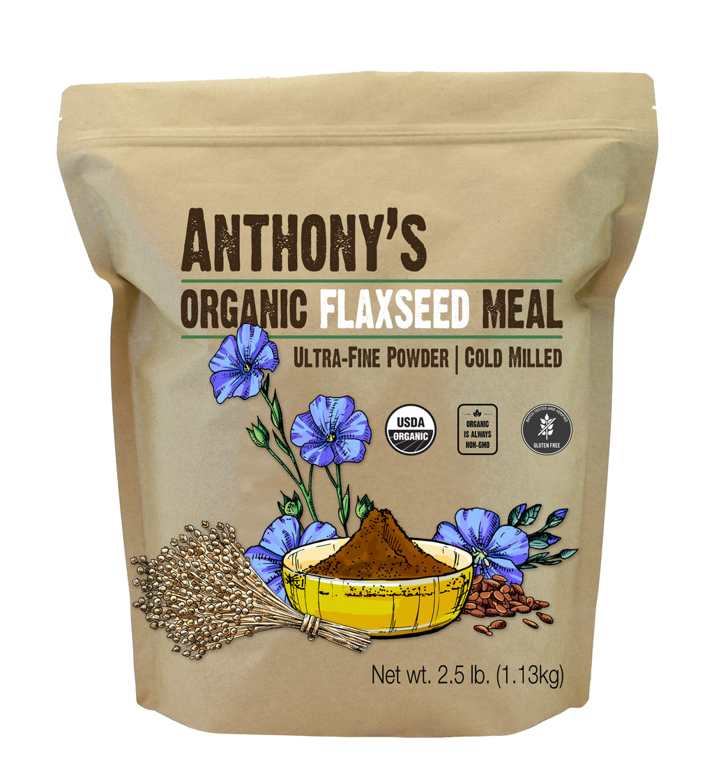Organic Brown Flaxseed Meal – Anthonys Goods