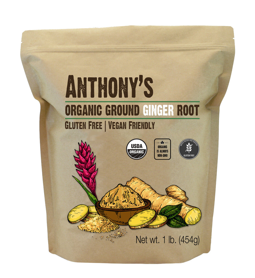 Organic Ground Ginger Root – Anthonys Goods