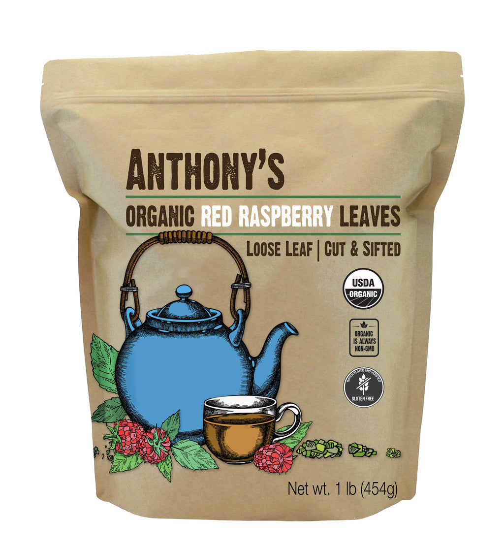 Organic Dried Red Raspberry Leaves – Anthonys Goods