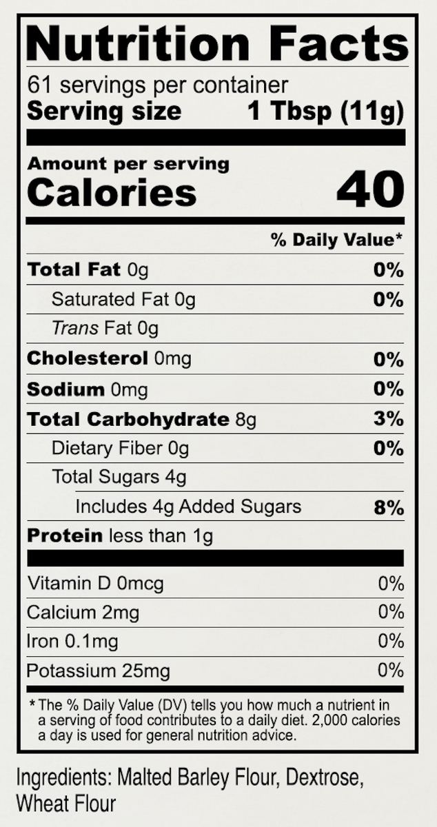 Dry Malt Diastatic Powder – Anthonys Goods
